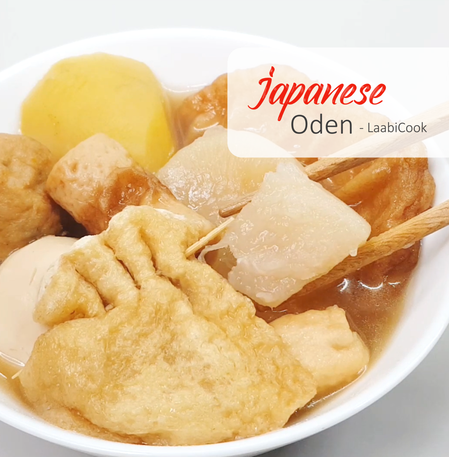 Oden, Japanese Fish Cake Soup – LaabiCook